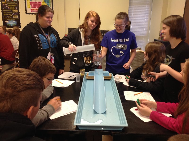 Hilldale Public Schools - Stream Table Lab - 8th Grade Science